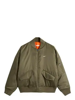 Nike Reversible Bomber Jacket - Olive/orange/sail