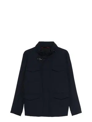 FAY Hooded Jacket - Blue