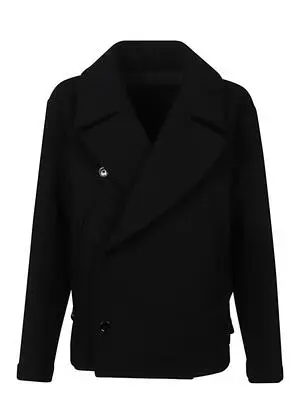 Givenchy Double-breasted Pea Coat - Black