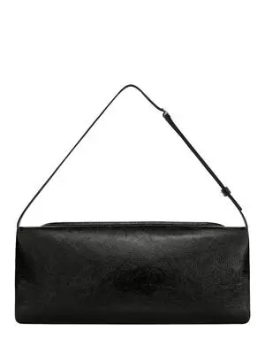 COURREGES Cuff Leather Clutch - Black