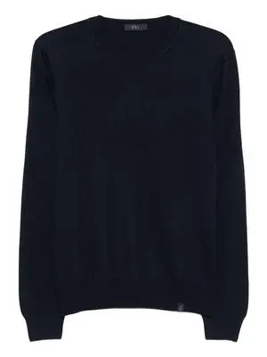 FAY Fine Wool Sweater - Blue
