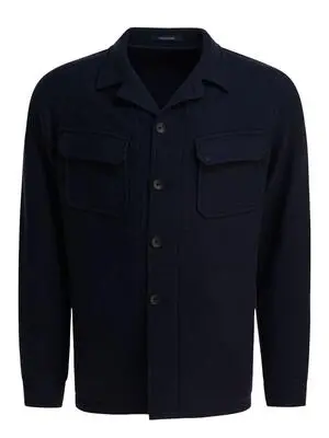 Tagliatore Tempesta Jacket With Pockets - Blue