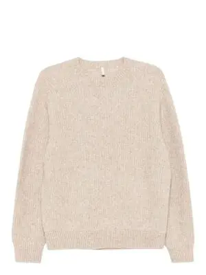 SUNFLOWER Yak Crew Neck Sweater Beige