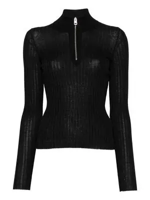 Brunello Cucinelli Cashmere And Silk Sweater - Black