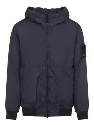 Stone Island Hooded Jacket Blue