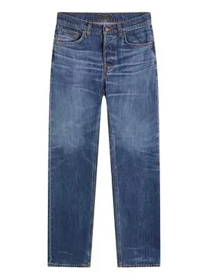 Nudie Jeans Solid Ollie Straight Leg Jeans - Life Tracks