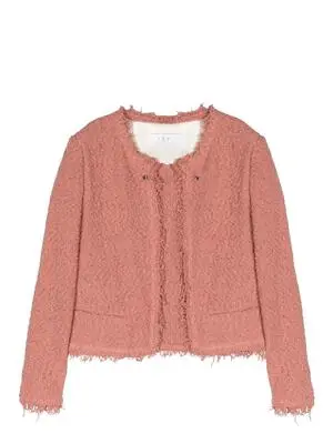 IRO PARIS Shavani Cotton Jacket Pink