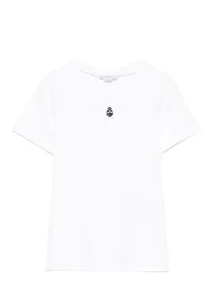Alexander McQueen Skull Cotton T-shirt - White
