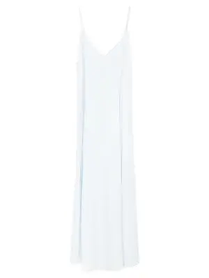 FORTE_FORTE Satin Midi Slipdress - Sky Blue