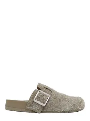 Loewe Easy Buckle Slippers - Green