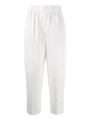 Ottolinger Linen Blend Trousers - White