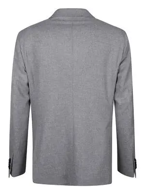 Tagliatore Montecarlo Houndstooth Jacket - Grey