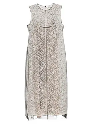 Fendi Lace Midi Dress - White