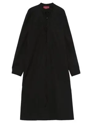 Gucci Cotton Short Dress - Black