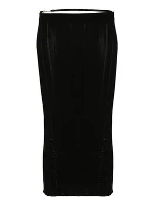 Jacquemus La Jupe Pralu Midi Skirt - Black