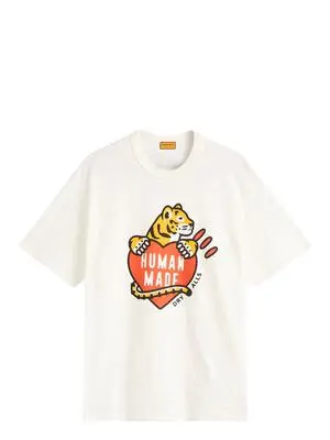 HUMAN MADE Tiger Heart T-shirt - White