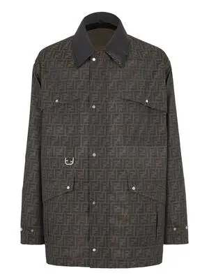 Fendi Ff Jacquard Jacket - Brown