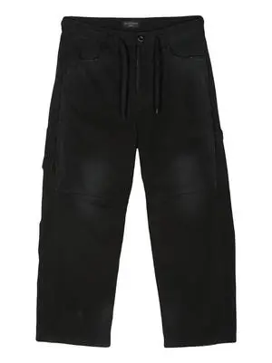 Balenciaga Cropped Cargo Trousers - Black