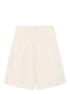 Filippa K Linen And Cotton-blend Shorts - White