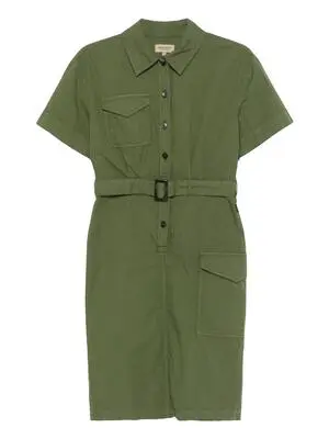 Woolrich Cotton Shirt Dress - Green