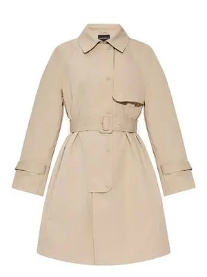 DUNST Cotton Blend Trench Coat - Beige