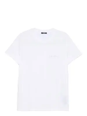 Balmain Cotton T-shirt Slim Fit - White