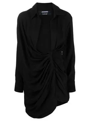 Jacquemus La Robe Bahia Mini Dress - Black