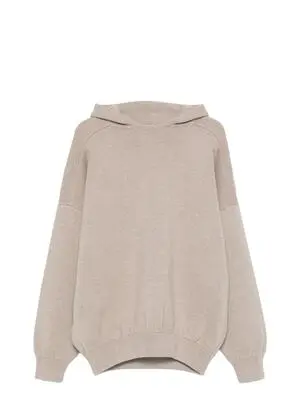 Fear Of God Bouclé Knit Hoodie - Beige