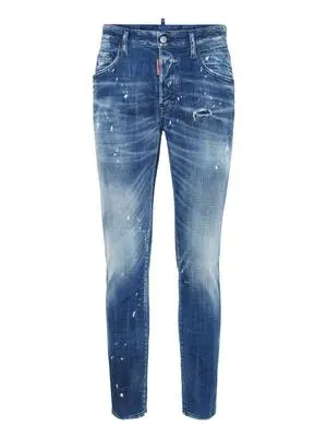 Dsquared2 Slim Jeans With Distressed Detailing - Blue
