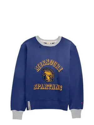 CHAMPION ARCHIVE Logo Crewneck Sweatshirt - Blue