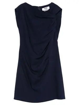 MSGM Viscose Dress - Blue