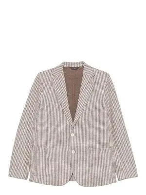 CIRCOLO 1901 Cotton And Linen Blend Jacket - Beige