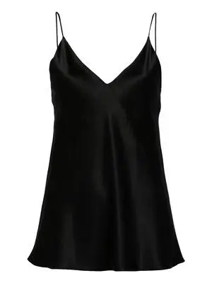 Max Mara Silk Tank Top Black