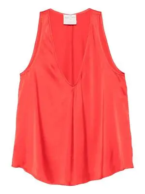 Max Mara Silk Tank Top Orange