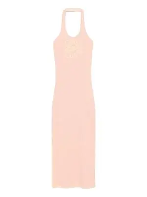 Loewe Anagram Long Tank Dress - Pink