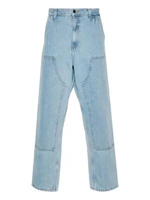 Carhartt Work In Progress Double Knee Denim Jeans - Sky Blue