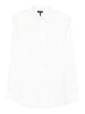 Emporio Armani Allover Logo Shirt - White