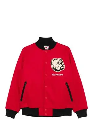 ICECREAM Embroidered Bomber Jacket - Red