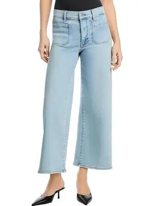 FRAME Le Pixie High-rise Slim Palazzo Jeans - Tribute