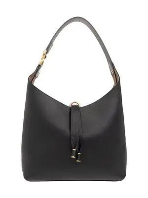 Chloé Marcie Small Leather Hobo Bag - Black