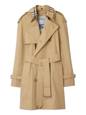Burberry Cotton Trench Coat - Beige