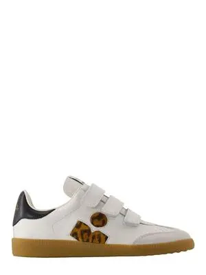 Isabel Marant Beth Leather Sneakers - Beige