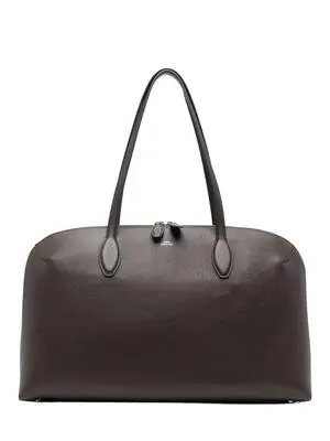 TOTÊME Day Leather Tote Bag - Brown