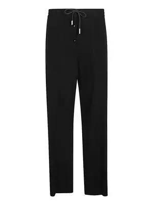 THE ROW Drawstring Wool Trousers - Black