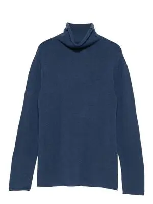 BEYOU Cashmere Turtleneck Sweater - Sky Blue