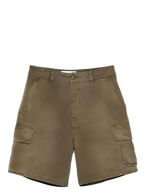 Loewe Cotton Cargo Shorts - Green