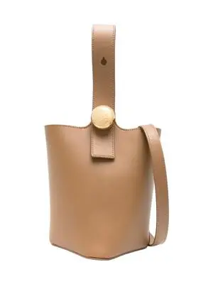 Loewe Mini Leather Bucket Bag - Brown