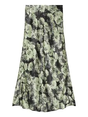 Tory Burch Printed Long Skirt - Green