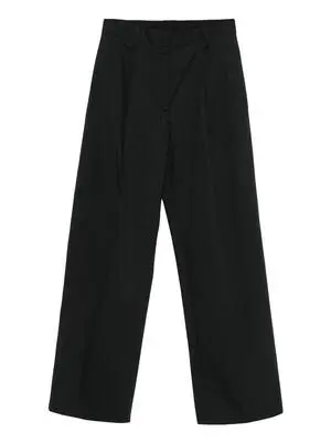 Dries Van Noten Portias Cotton Trousers - Black