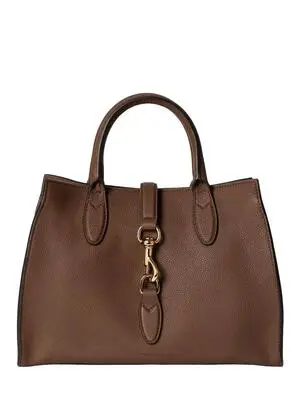 Gucci Jackie Medium Leather Handbag Brown